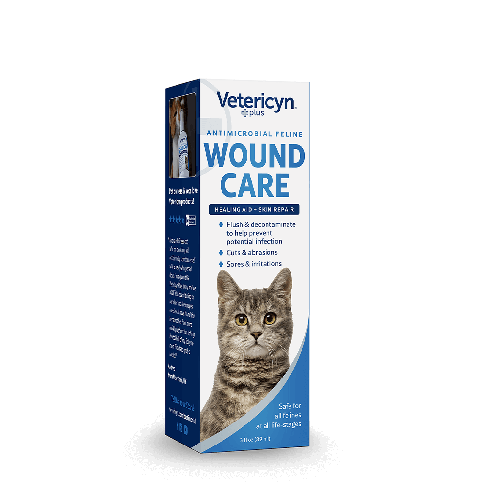 Vetericyn Plus® Antimicrobial Feline Wound Care – Vetericyn