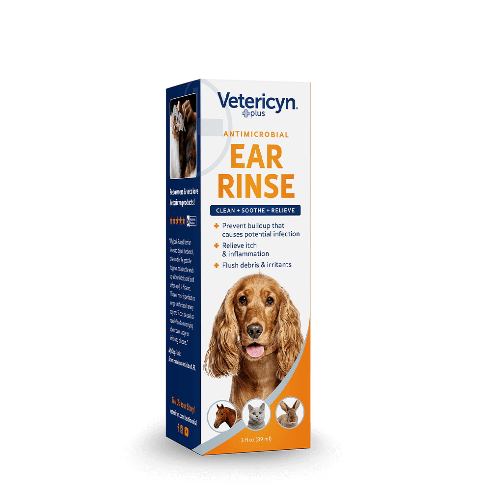 Vetericyn Plus® Antimicrobial All Animal Ear Rinse – Vetericyn