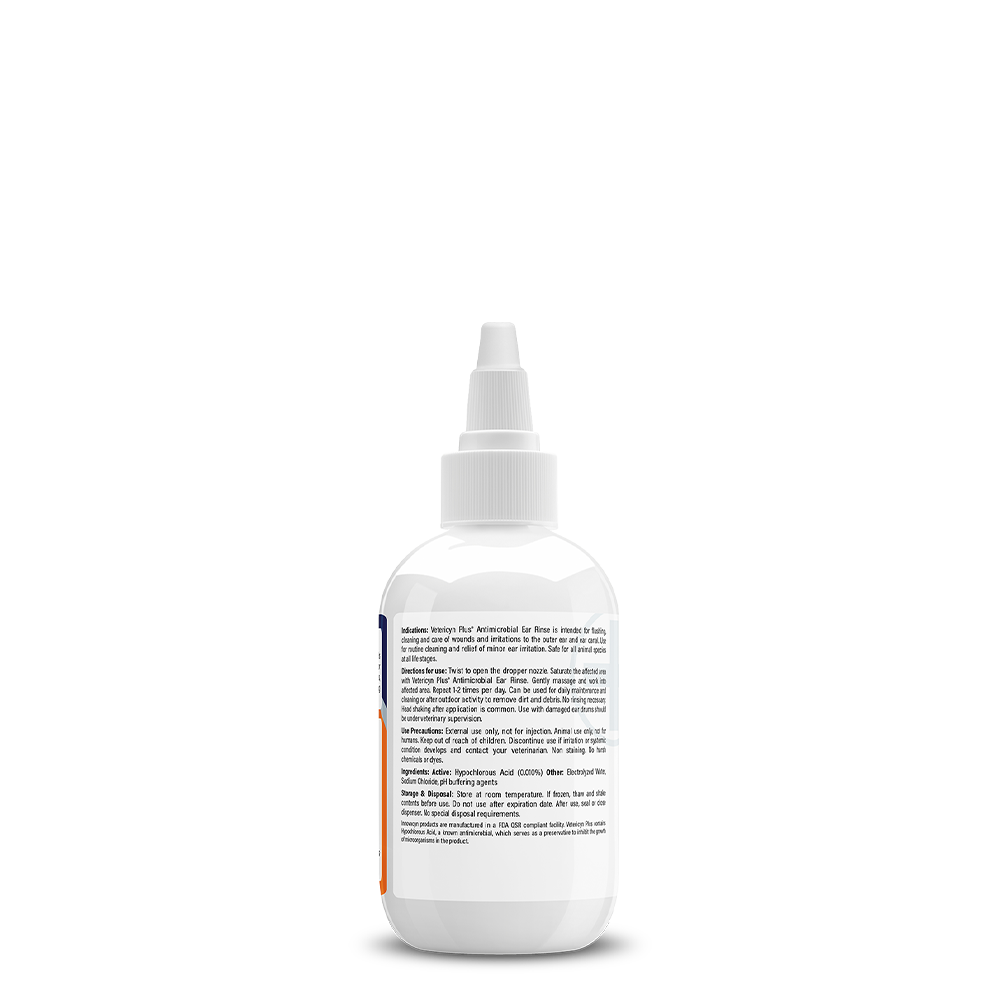 Vetericyn Plus® Antimicrobial All Animal Ear Rinse – Vetericyn
